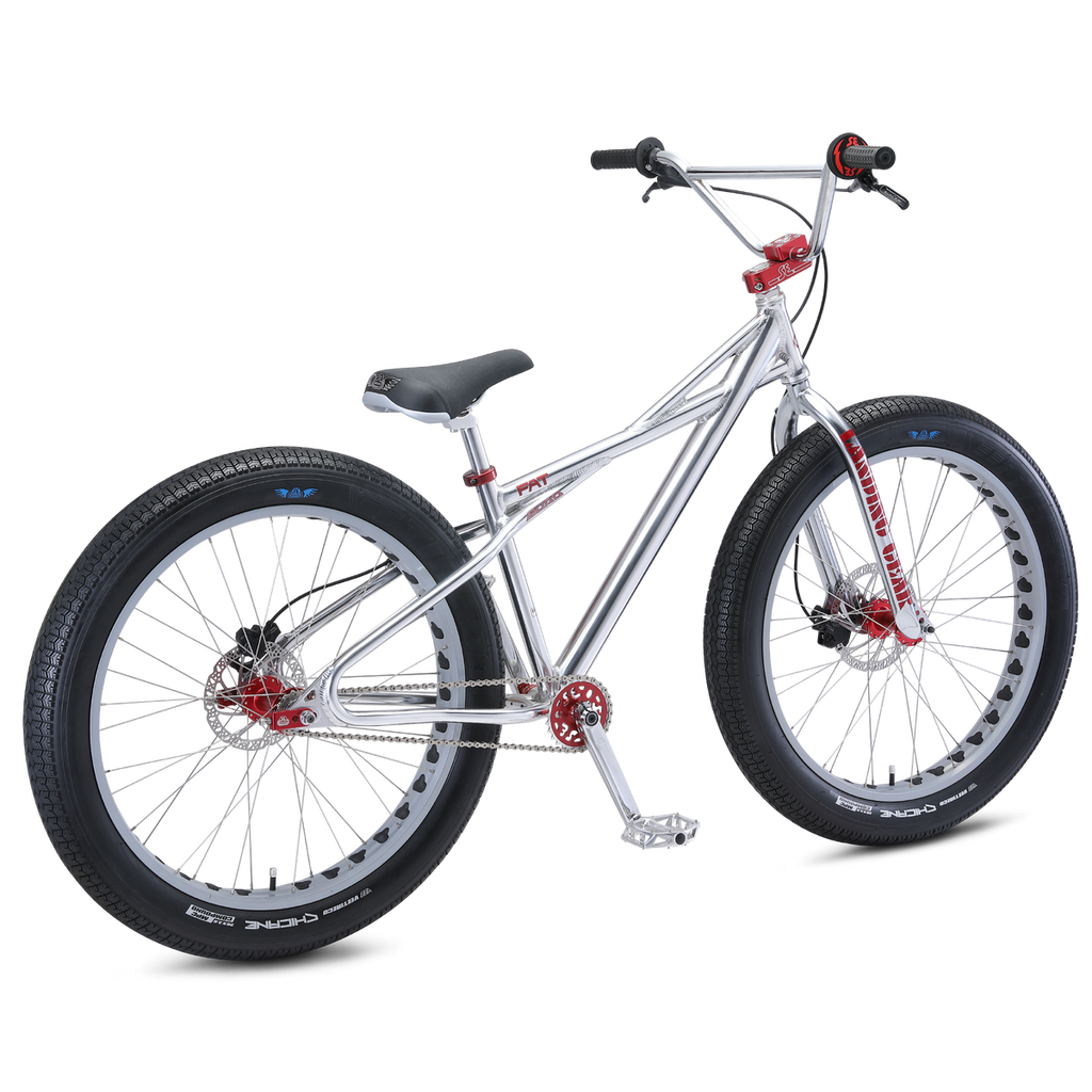 SE Bike Fat Quad 26" (Silver) | Spin Skate Shop